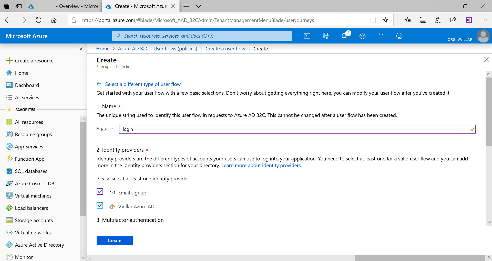 How to create an Azure AD B2C directory and enable OpenID to delegate authentication – Victor ...